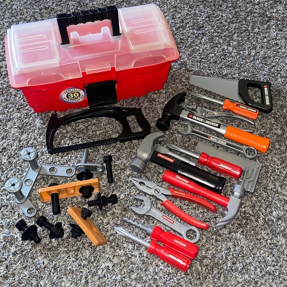 craftsman | Toys | 23 Kmart Craftsman First Toolbox W Bonus Black ...